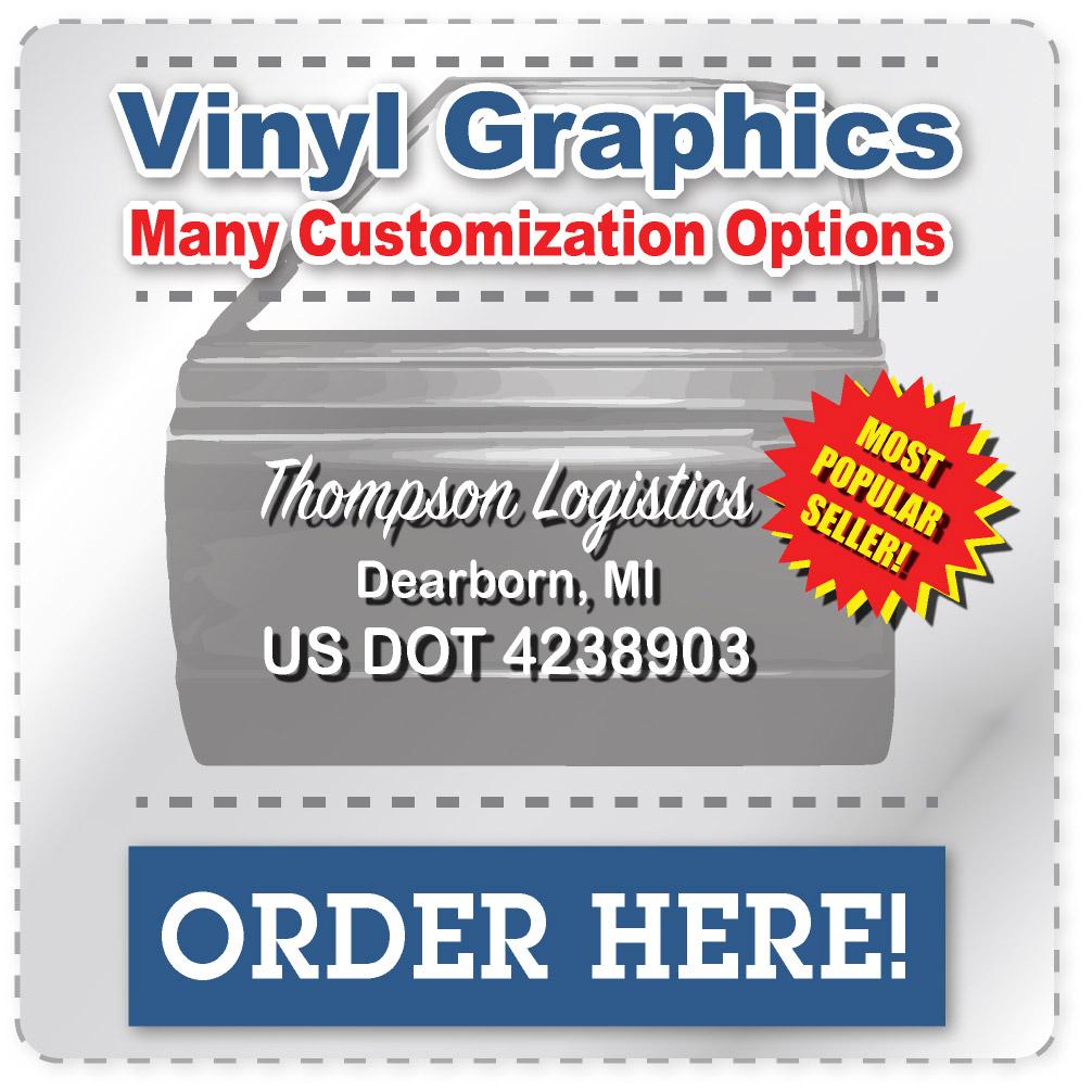 USDOT Compliant Stickers for Vehicles - Layouts & Color Options ...