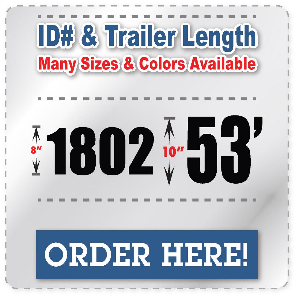 USDOT Number Vinyl Stickers & US DOT Magnetic Signs from $2.50 – Accent ...
