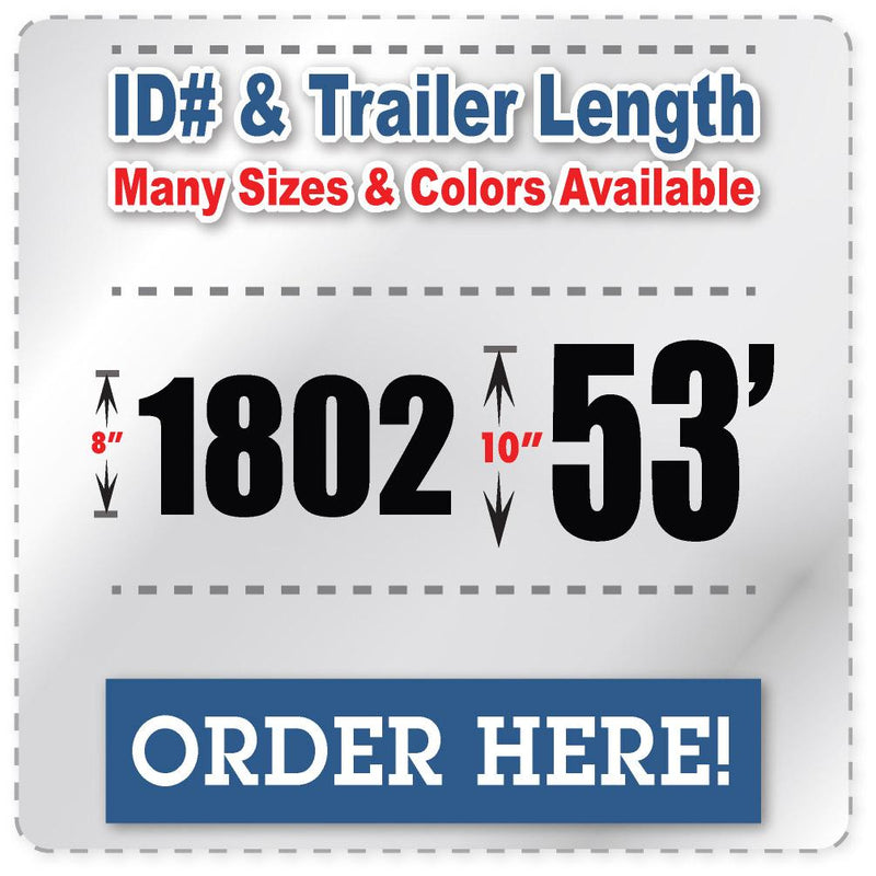 USDOT Number Vinyl Stickers & US DOT Magnetic Signs from $2.50 – Accent ...