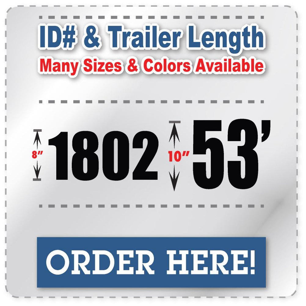 USDOT Compliant Stickers for Vehicles - Layouts & Color Options ...