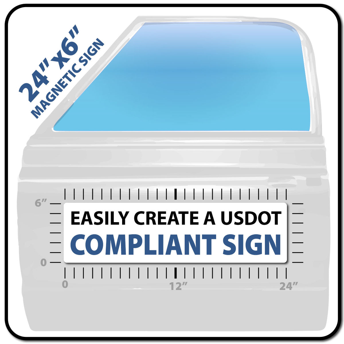 Regulations for the Display of a USDOT Number | Location and Size Requ ...